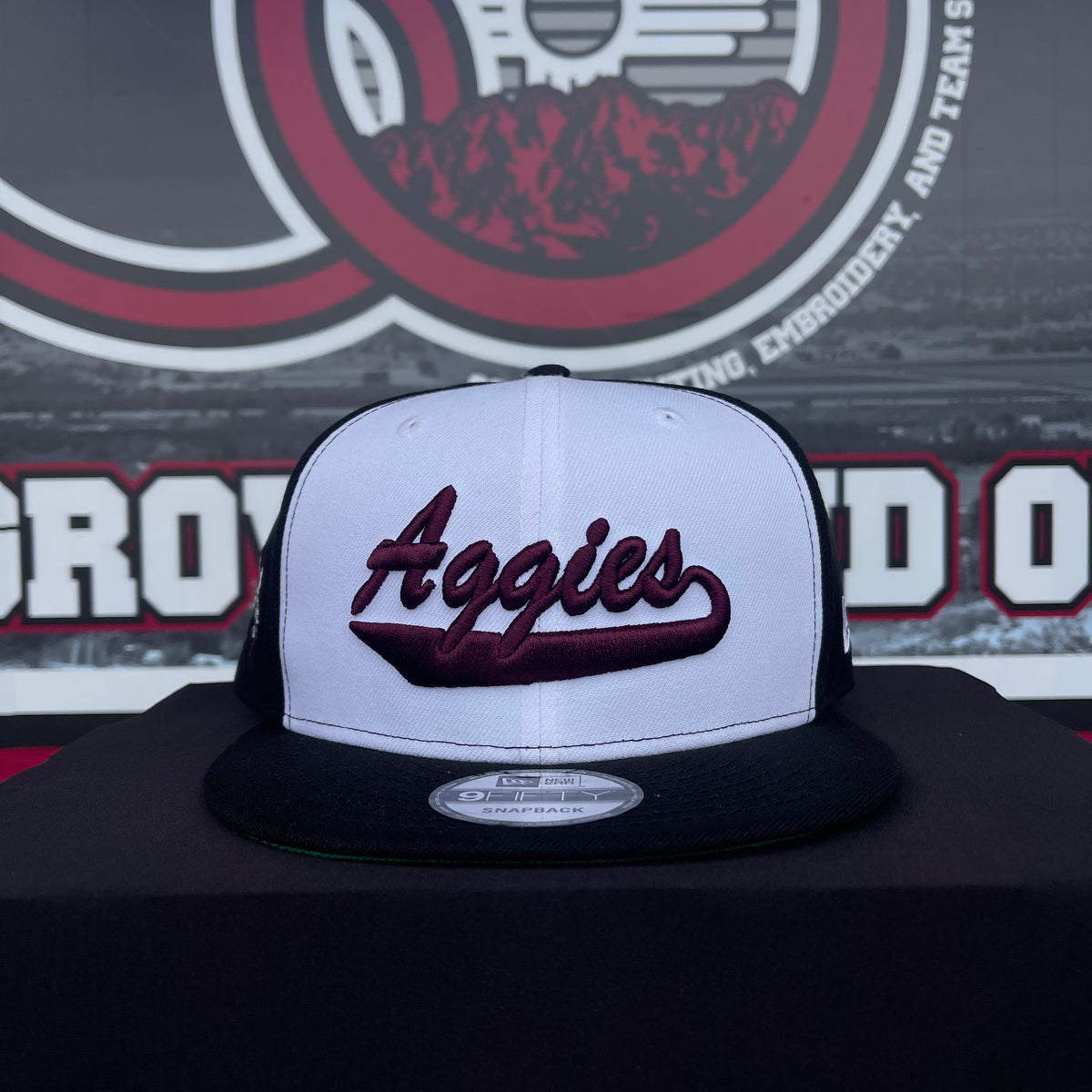 Aggies Script 59Fifty New Era Cap – Sports Accessories Inc