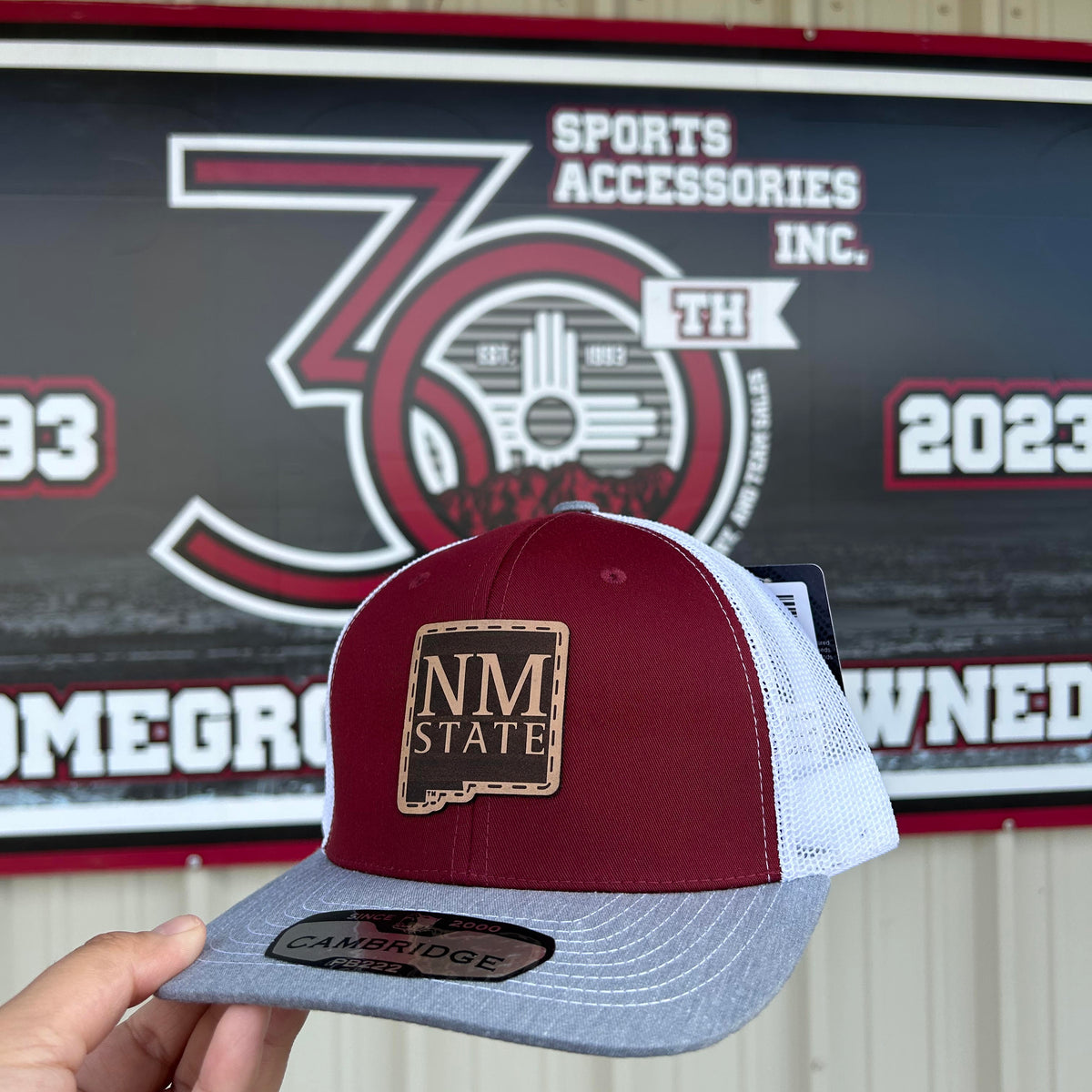 NM State Stacked Cambridge Cap – Sports Accessories Inc